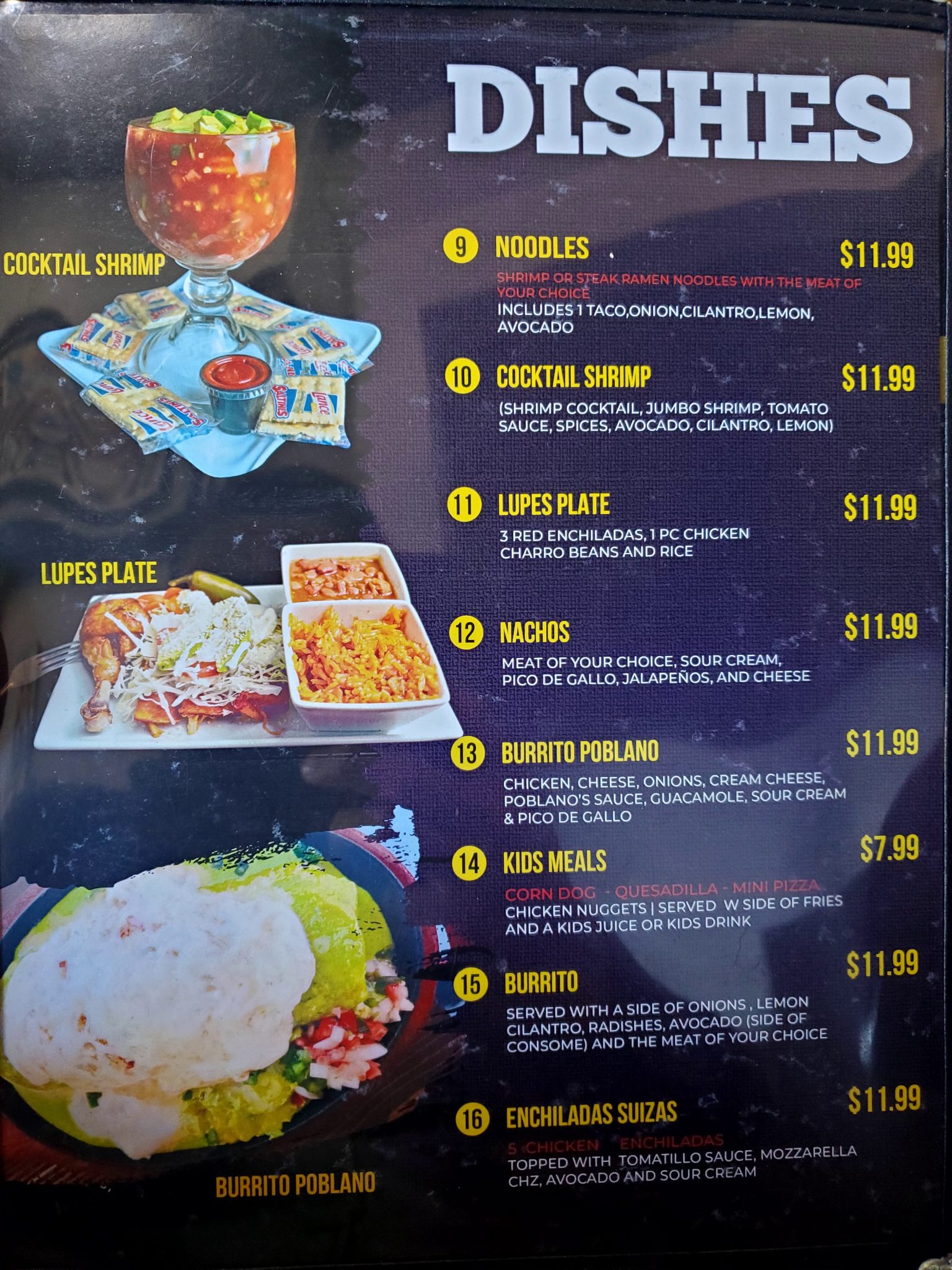 Ruby's Mexican Restaurant Menu (update November 2025)